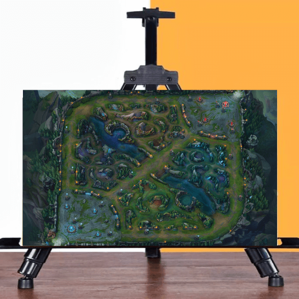 Quadro-Mapa do League of Legends - volumexyz